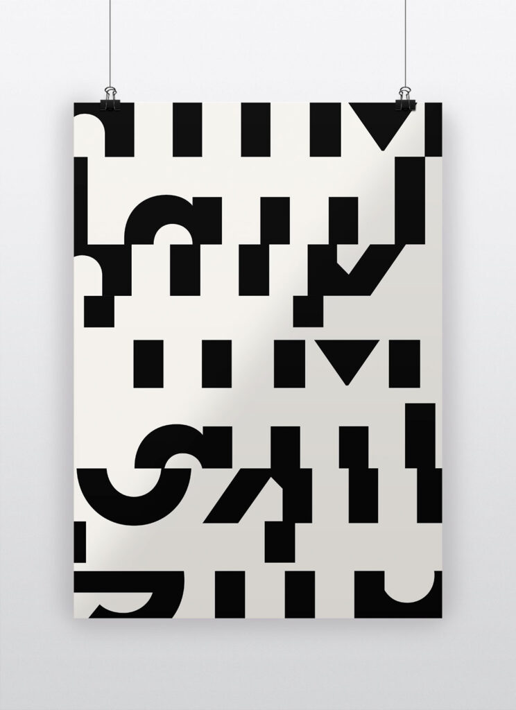 Graphic Letters 1 - Moderneplakater.dk